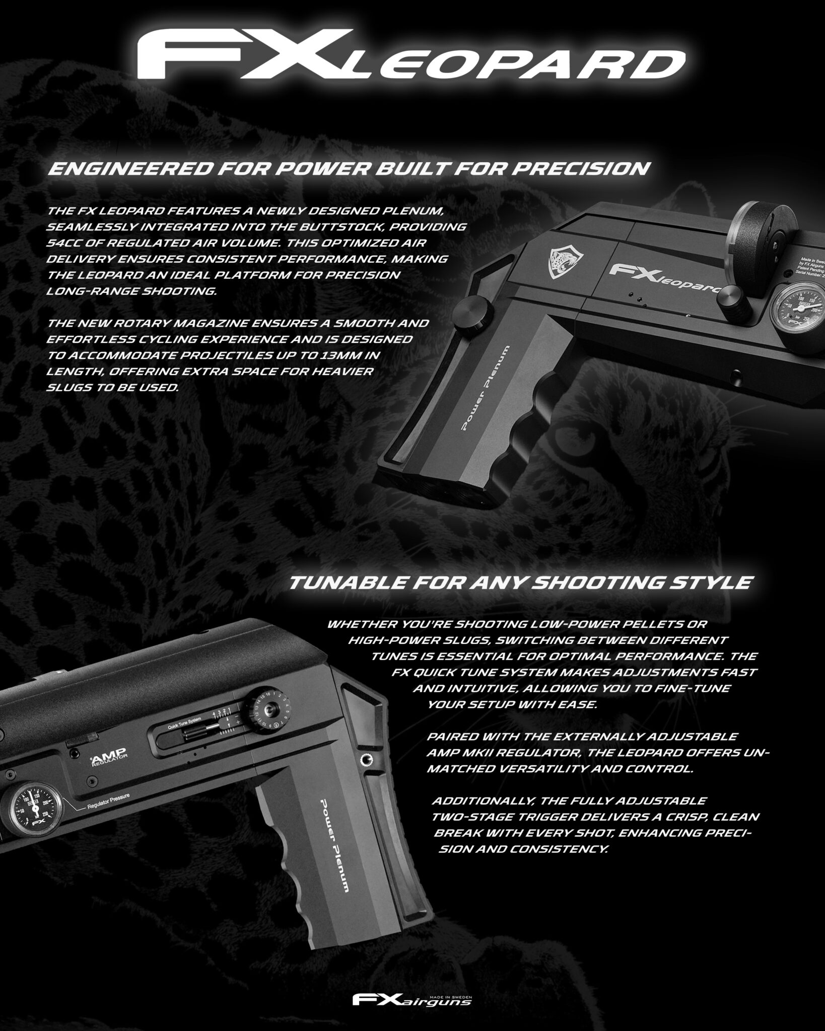 FX Leopard Tube Version Air Gun by FX Airguns - TalonAirguns