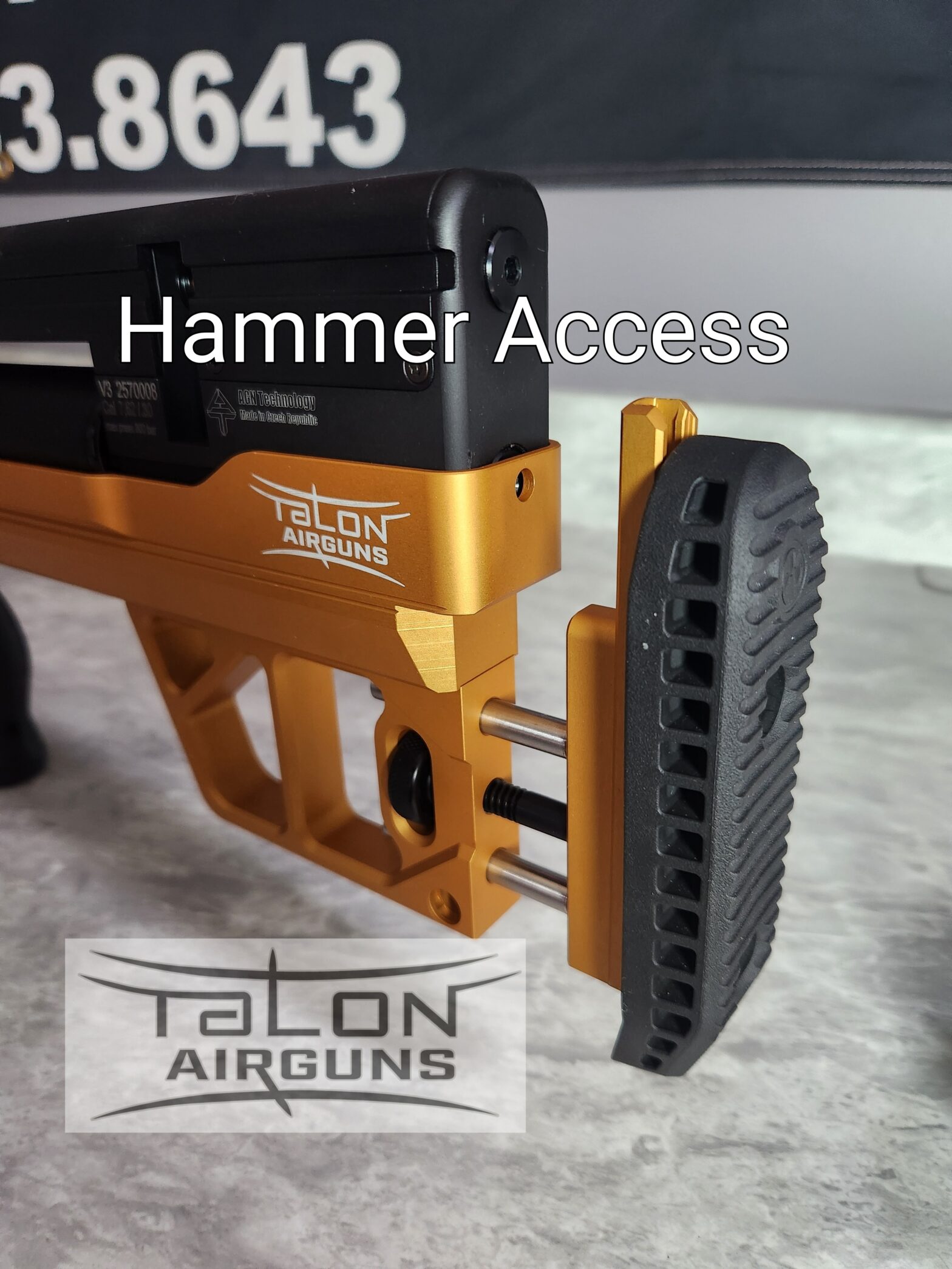 TT Copper Chassis for AGT Vulcan 3 & Netvor - TalonAirguns